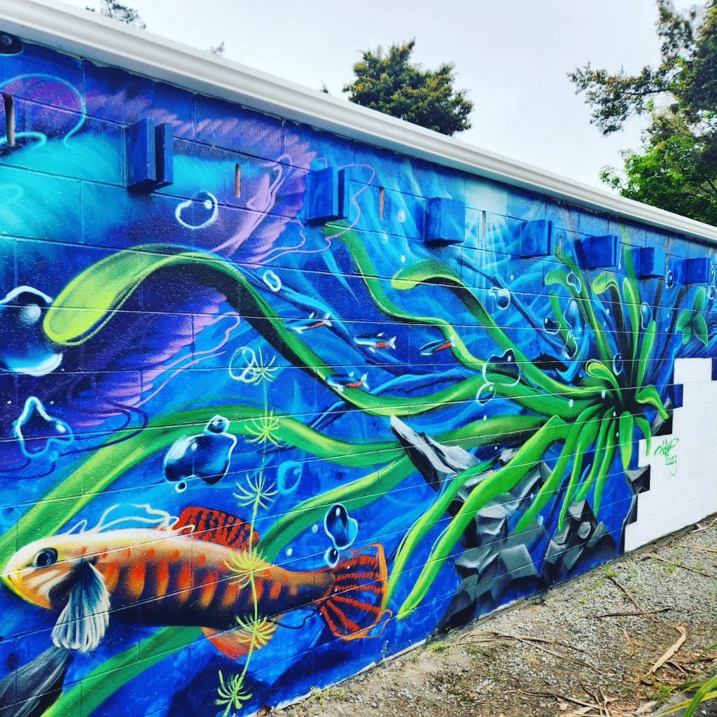 Bright new mural finally completed - Timaru Courier